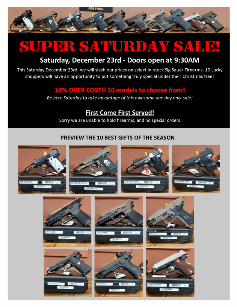 Super Saturday Gun Sale-1 Day Only! - The Range of Richfield